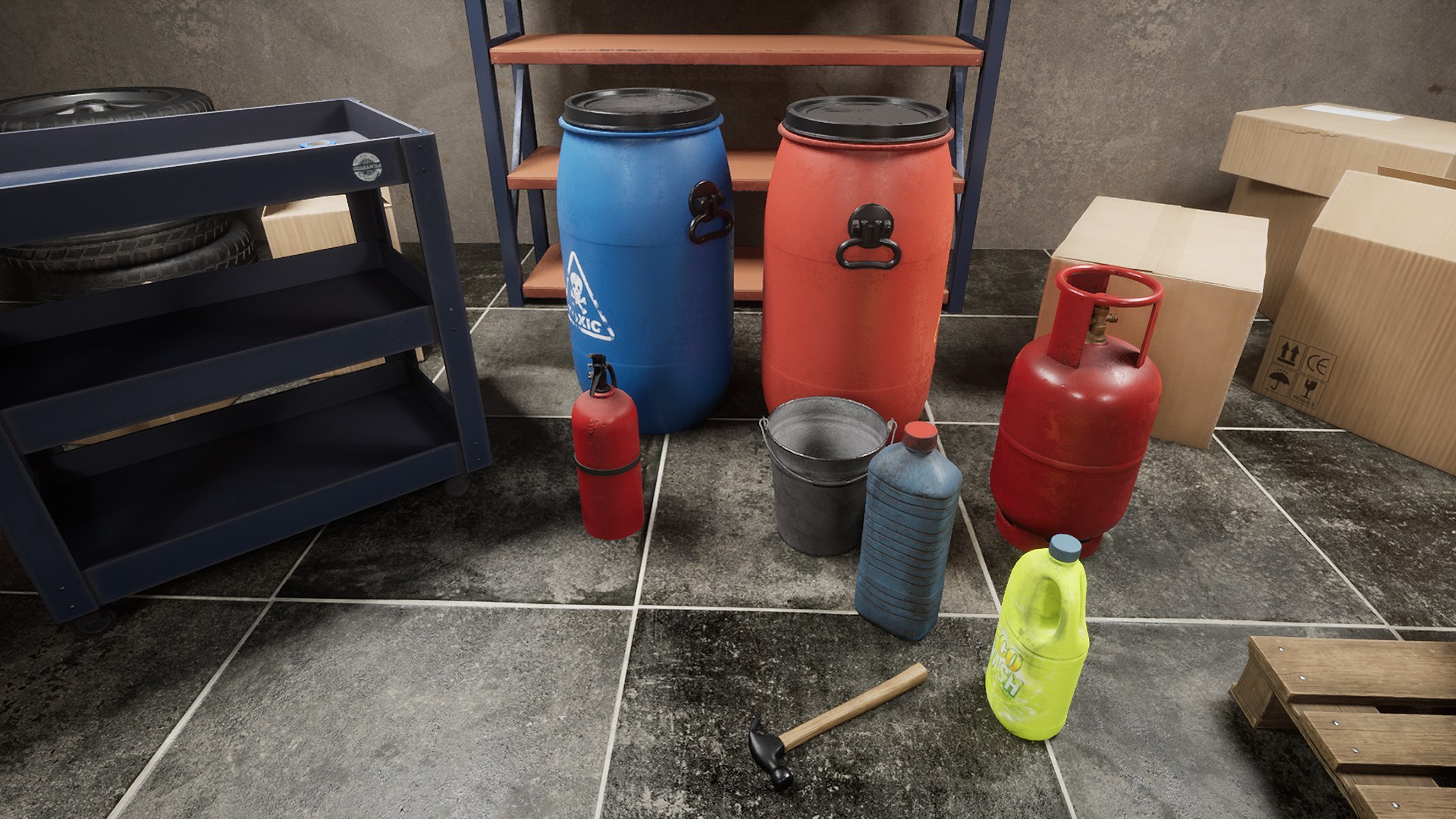 3D Model Workshop Props - TurboSquid 2251875