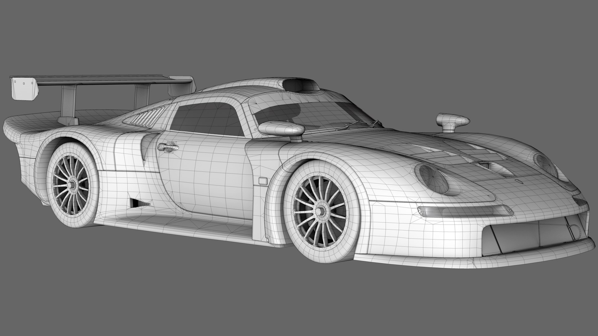 3d Porsche 911 Gt1 1996 Turbosquid 1313832