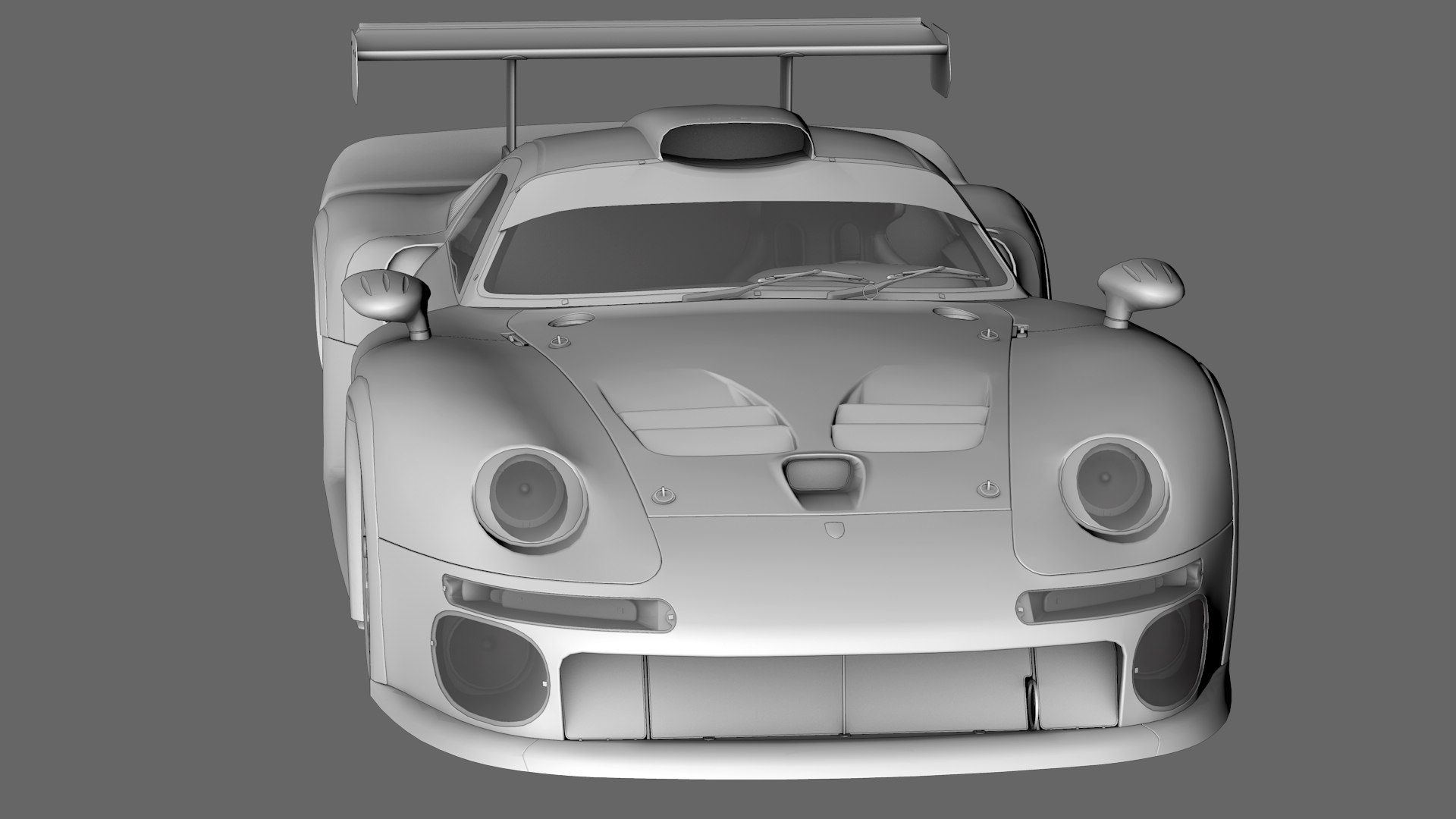 3d Porsche 911 Gt1 1996 Turbosquid 1313832