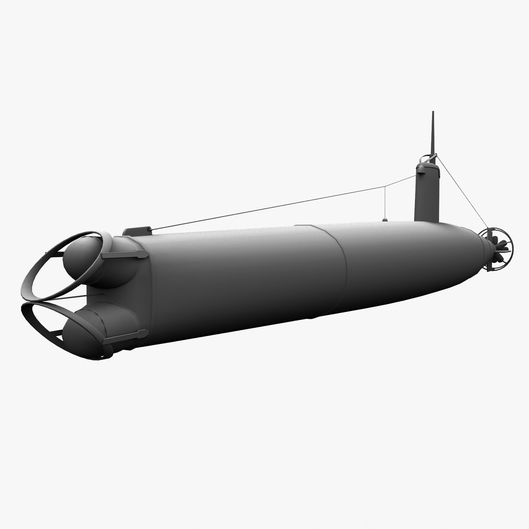 Japanese Submarine Ko-hyoteki 3d Max