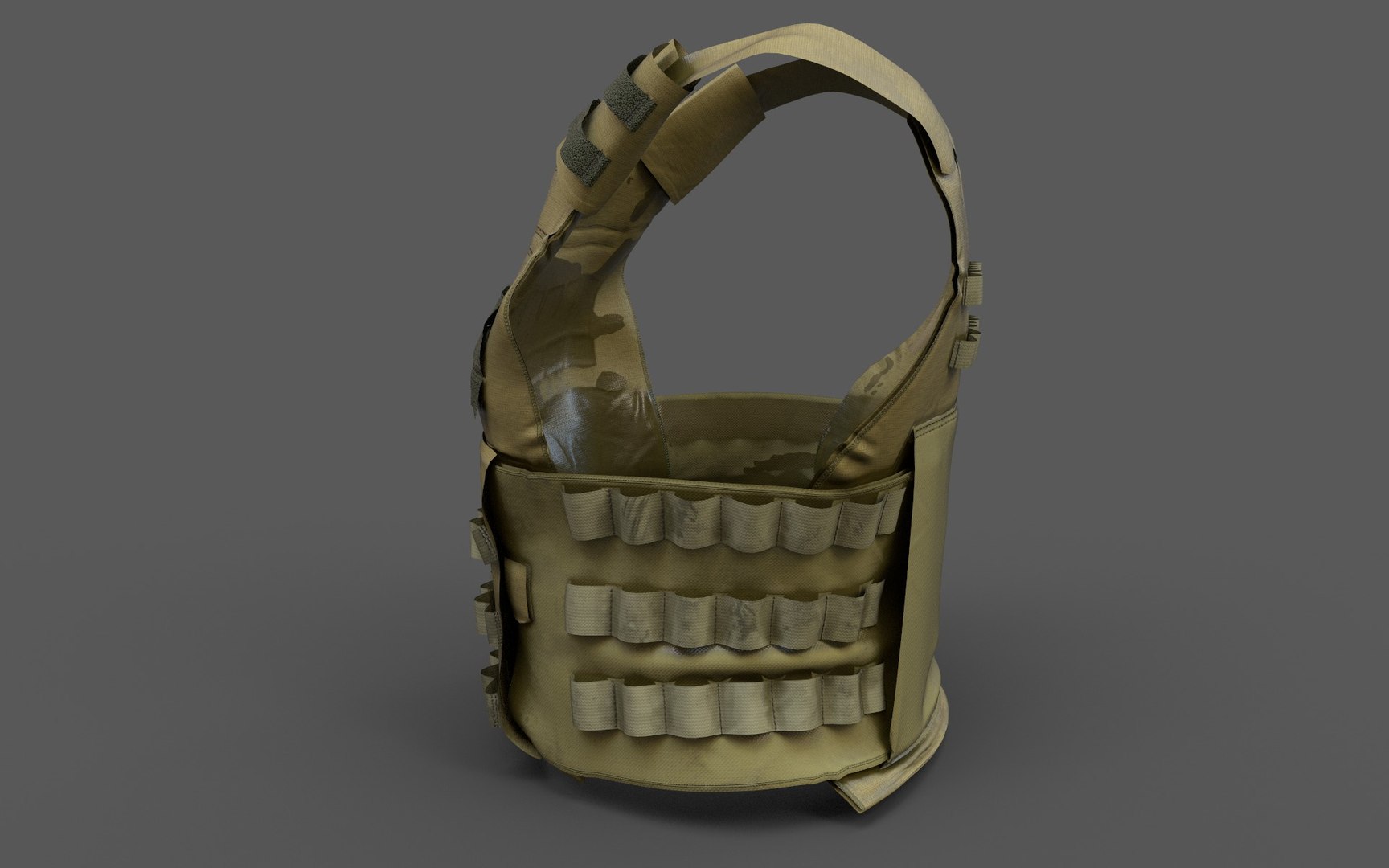 3D Model Military Vest - TurboSquid 1778989