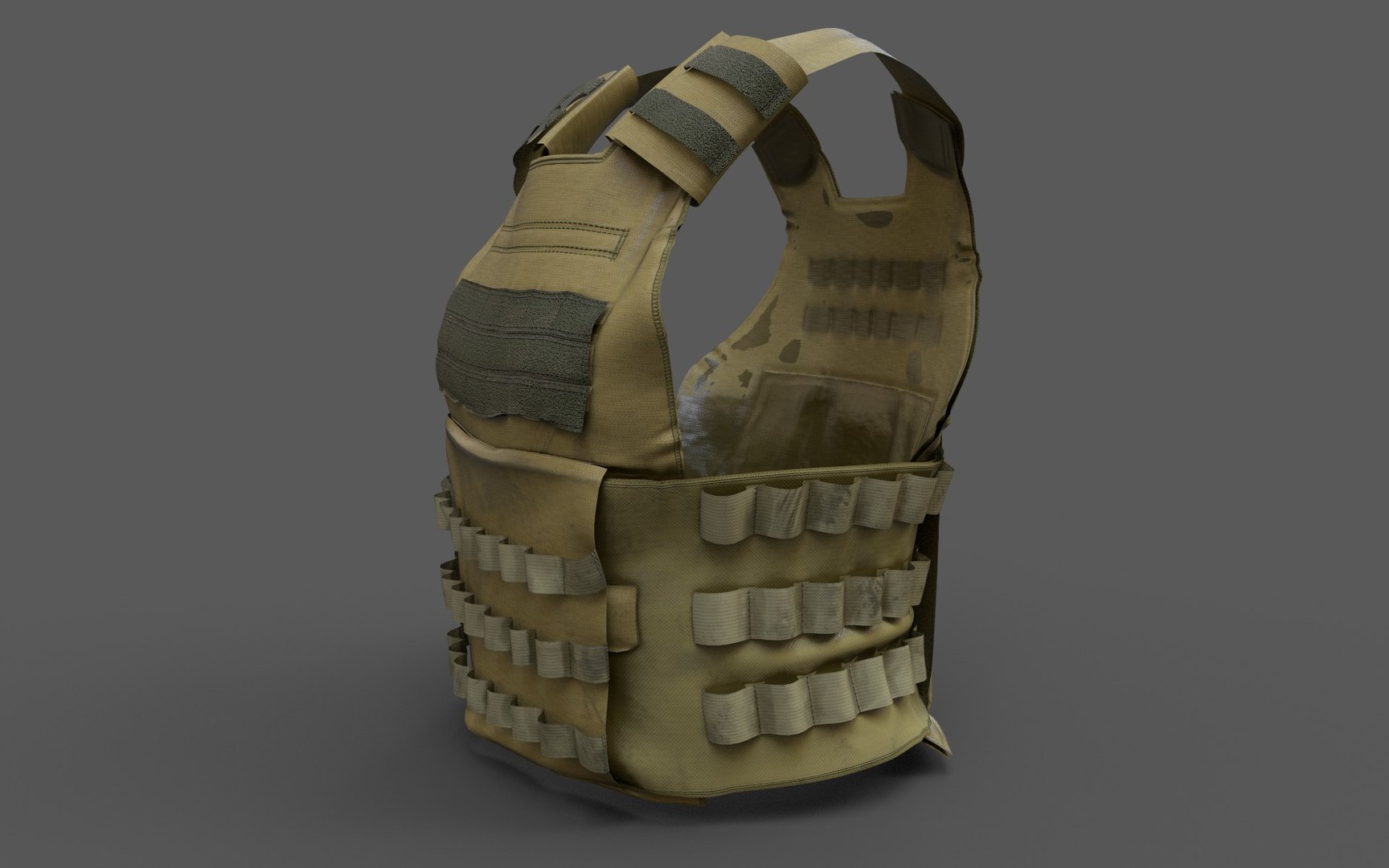 3D Model Military Vest - TurboSquid 1778989