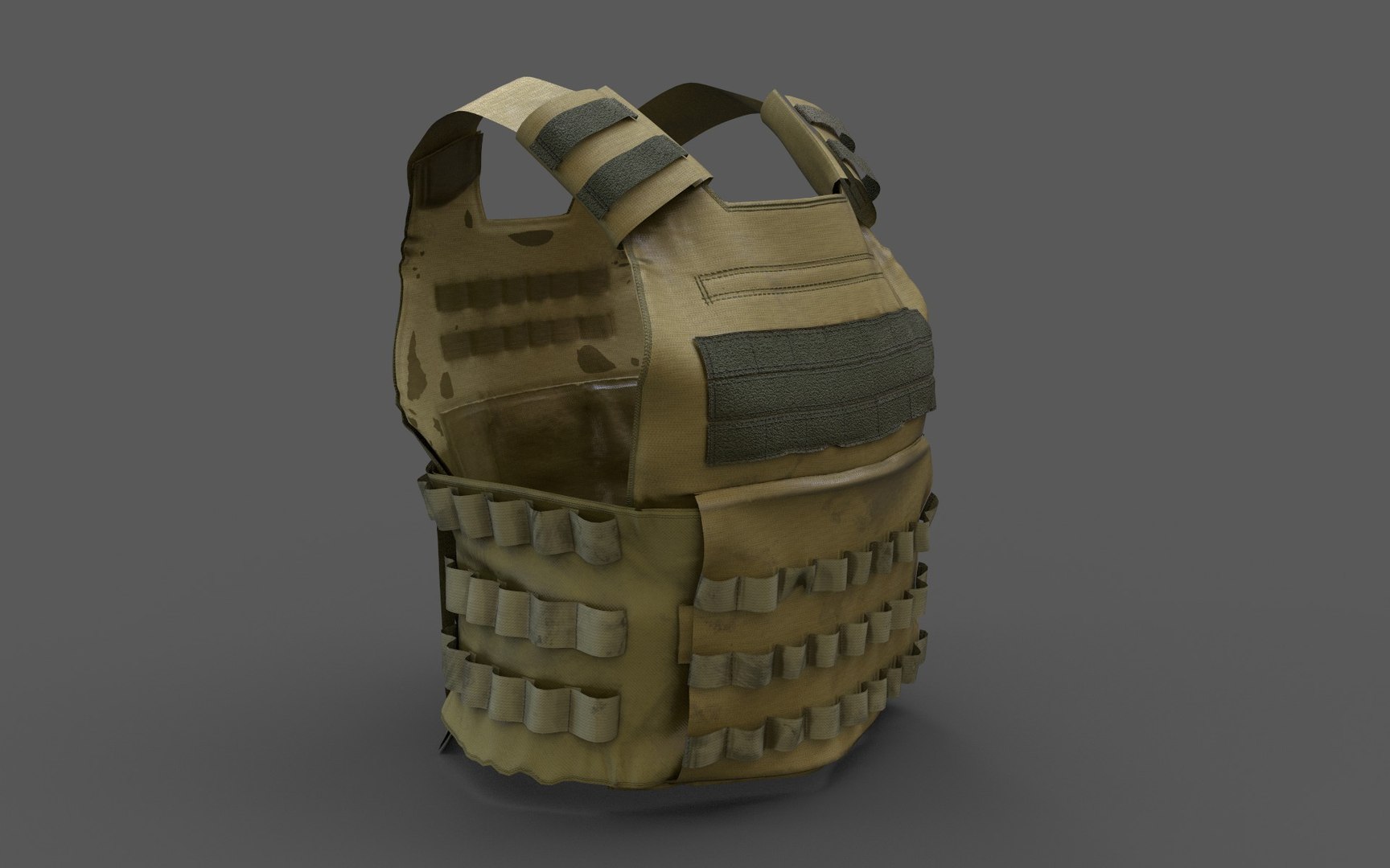 3D Model Military Vest - TurboSquid 1778989