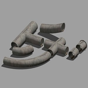 3D sewer set model - TurboSquid 1210721