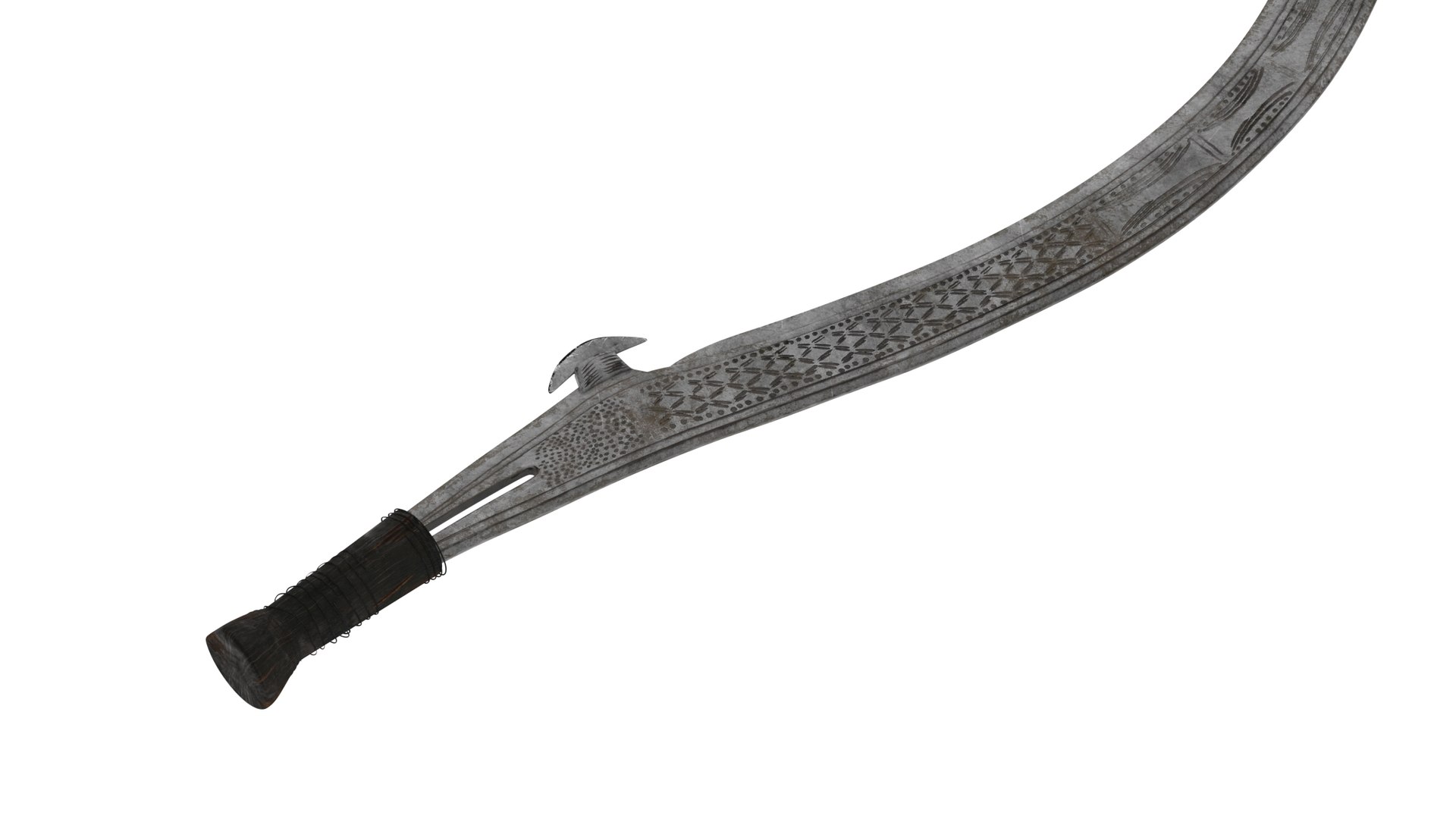 Mambele Hybrid Knife Axe Model - TurboSquid 1711751