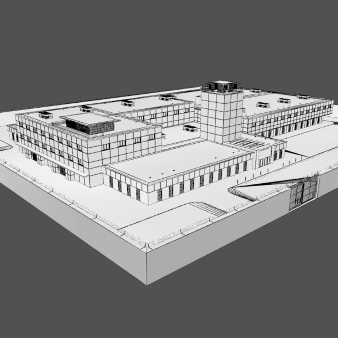 - Modern Prison 3d Max