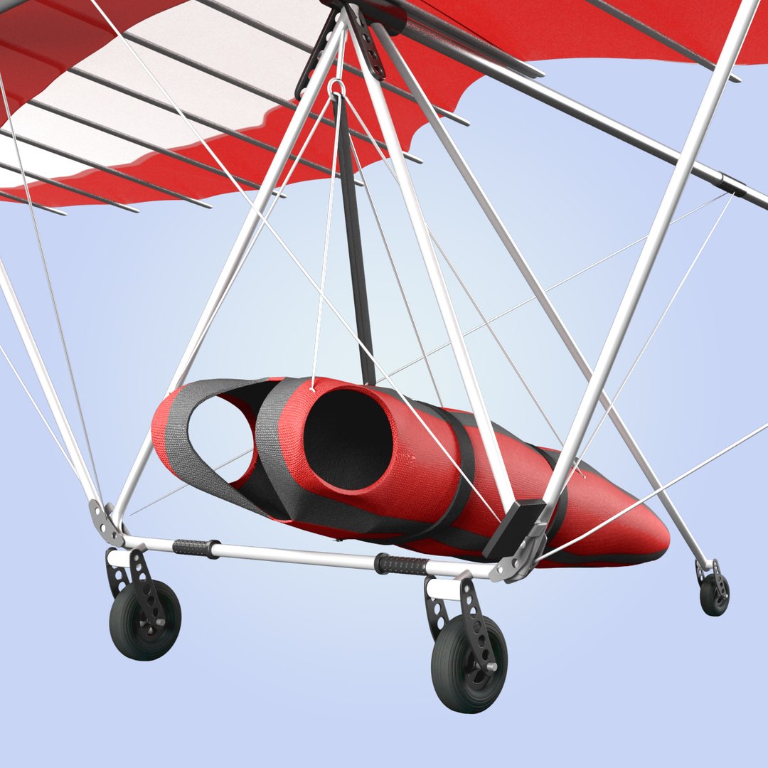 Hang Glider 3d Model