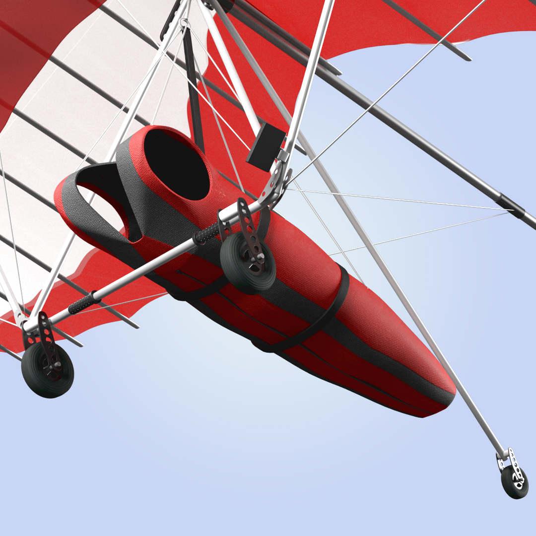 hang glider 3d model