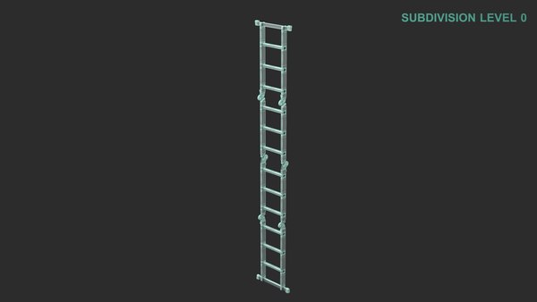 Ladder 3D model - TurboSquid 1868982
