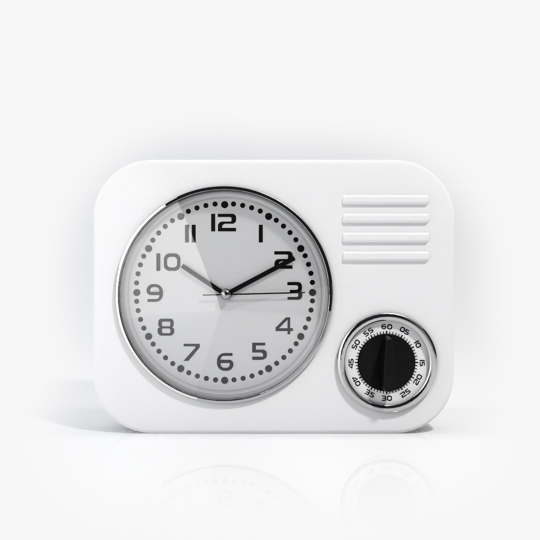 3d model alarm clock
