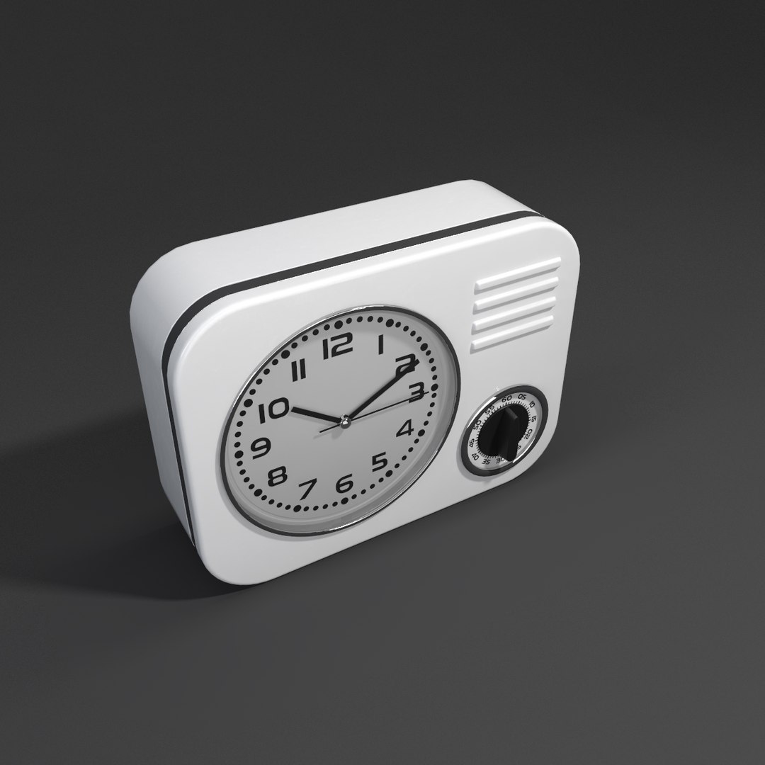 3d model alarm clock