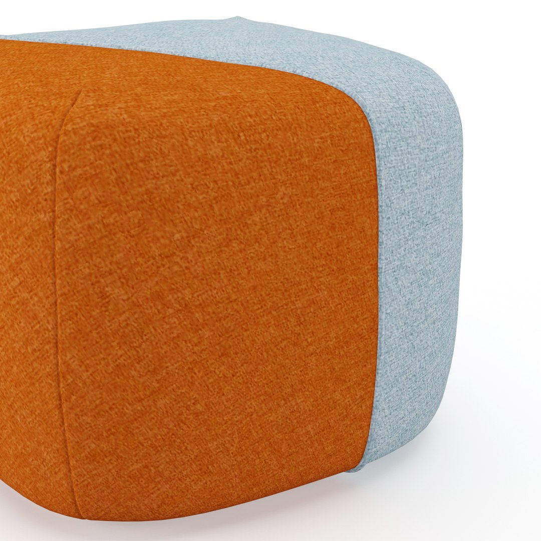 3D furoshiki pouf model - TurboSquid 1672216