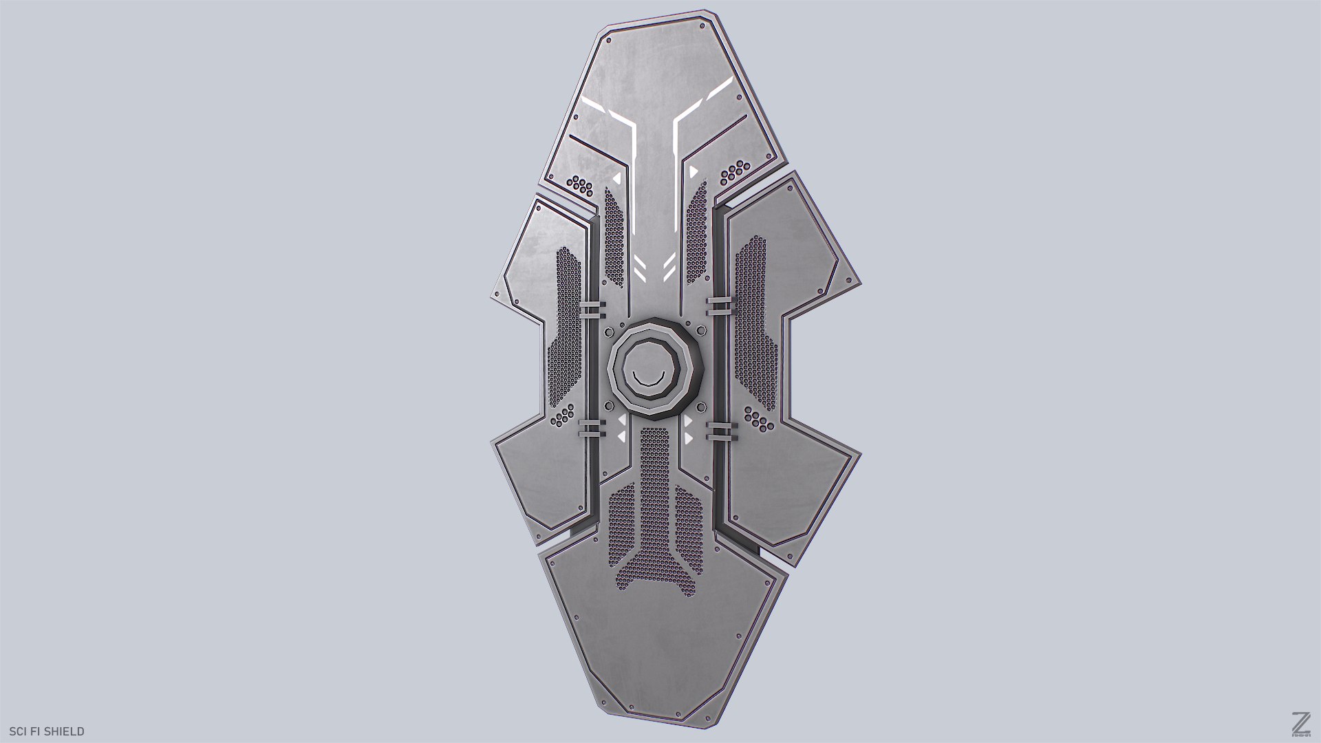 3D Sci fi shield collection - TurboSquid 2167041