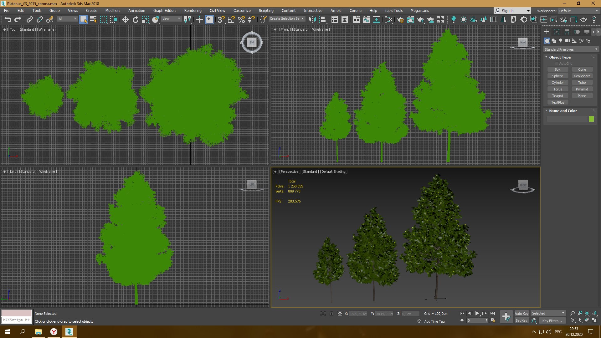 3D maple-leaved plane trees acerifolia - TurboSquid 1672218