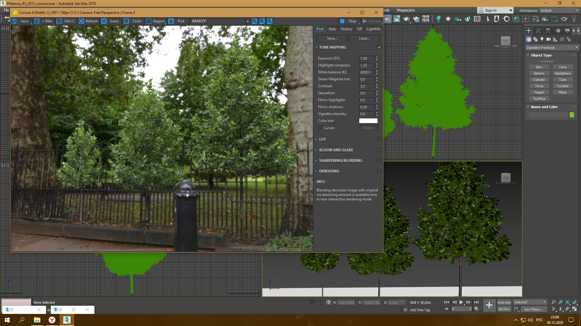 3D maple-leaved plane trees acerifolia - TurboSquid 1672218