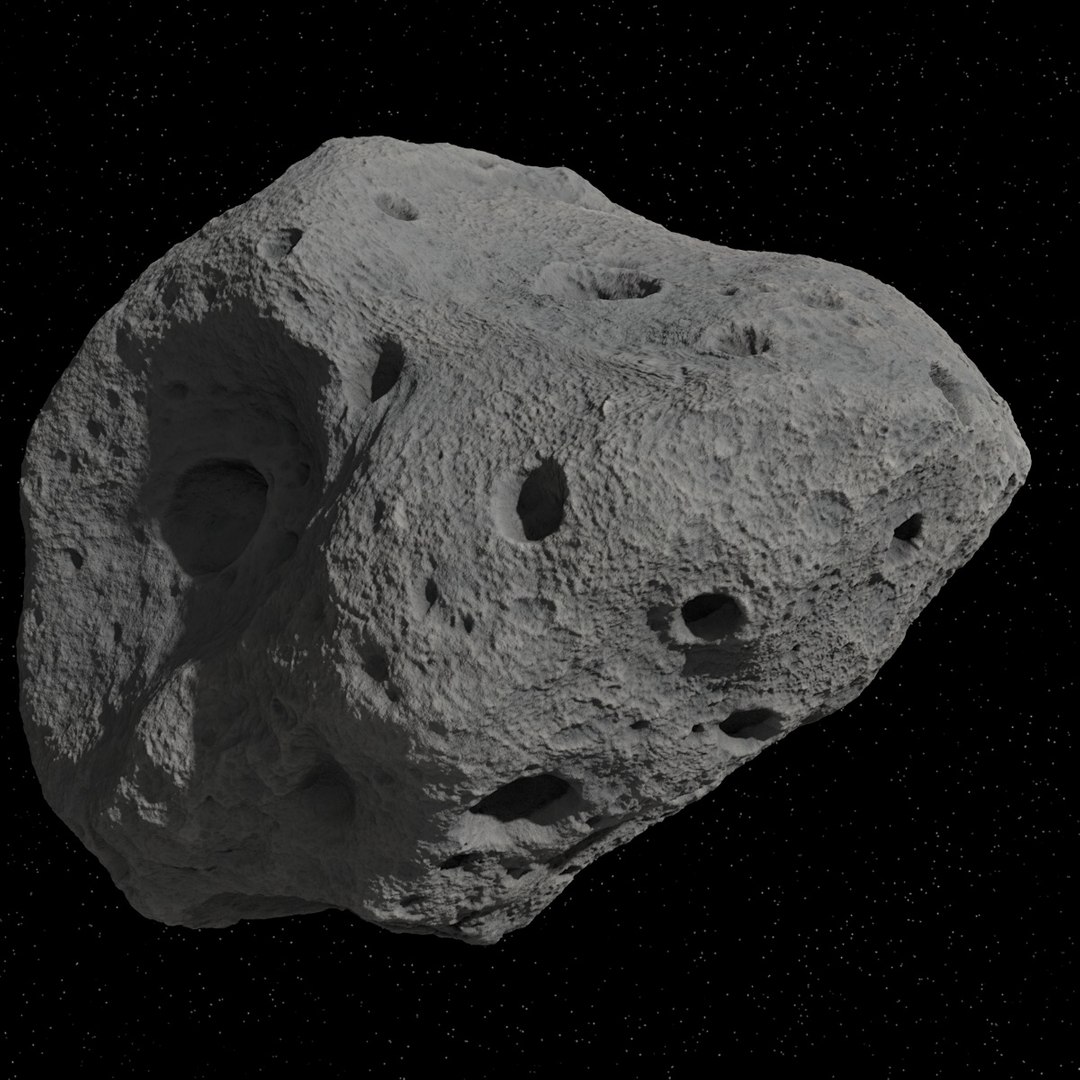 3dsmax Asteroid Meteoroid Rock