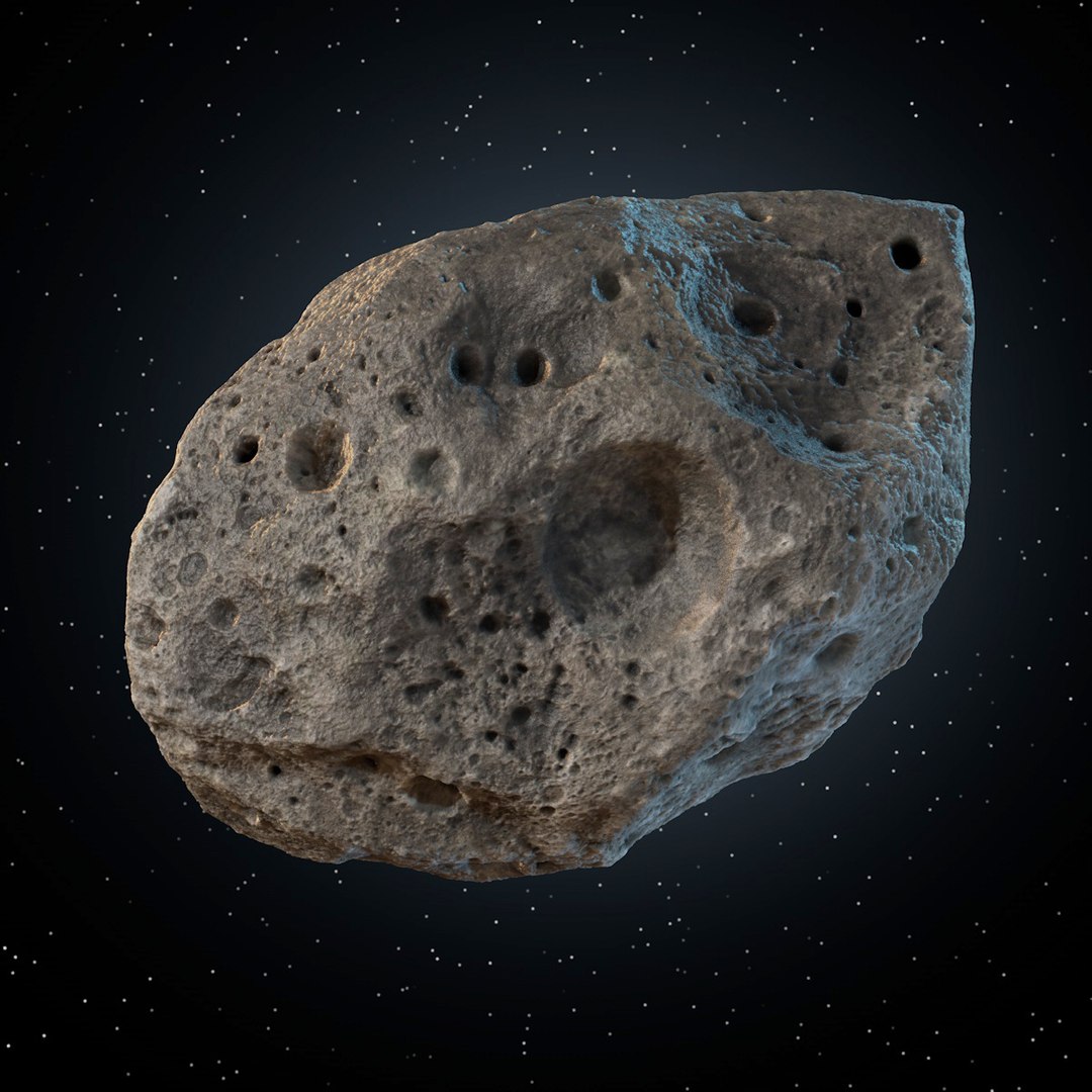 3dsmax Asteroid Meteoroid Rock