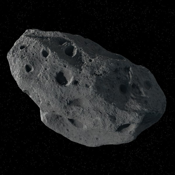3dsmax asteroid meteoroid rock