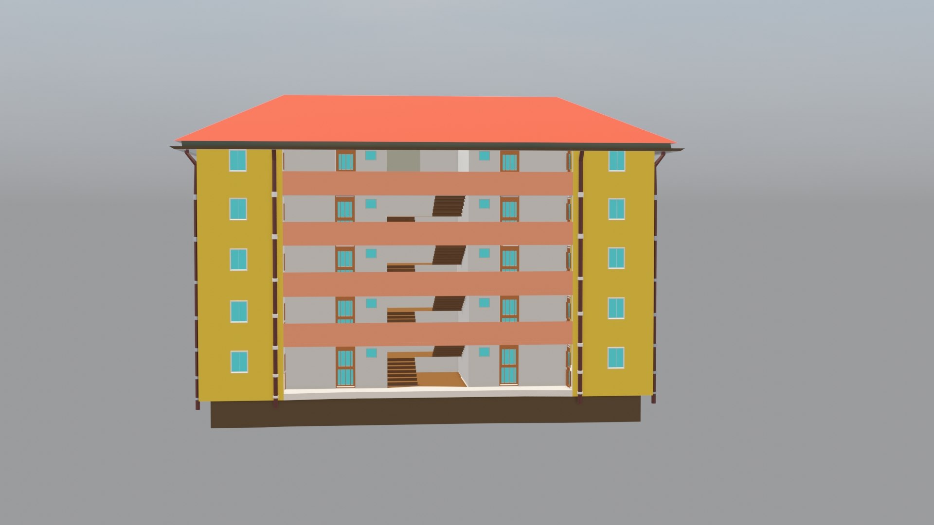 3D building condo - TurboSquid 1564552