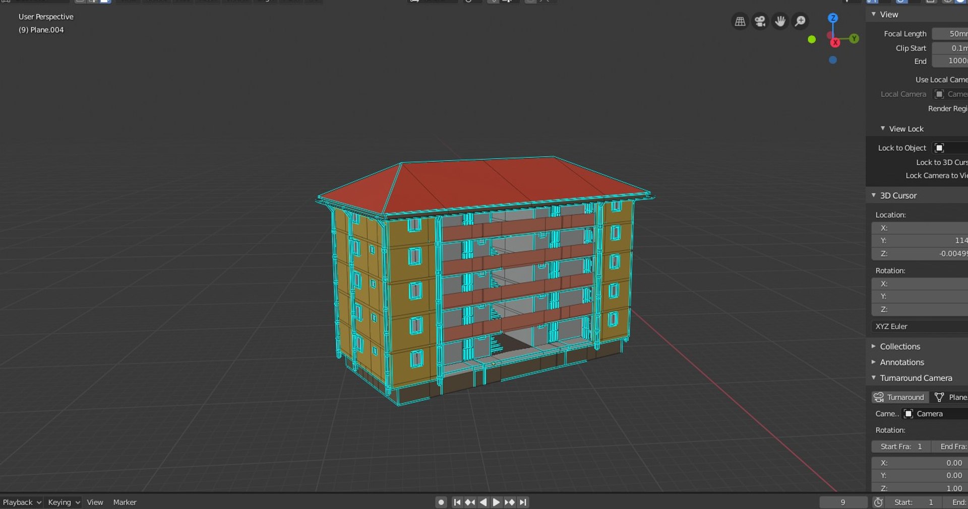 3D building condo - TurboSquid 1564552