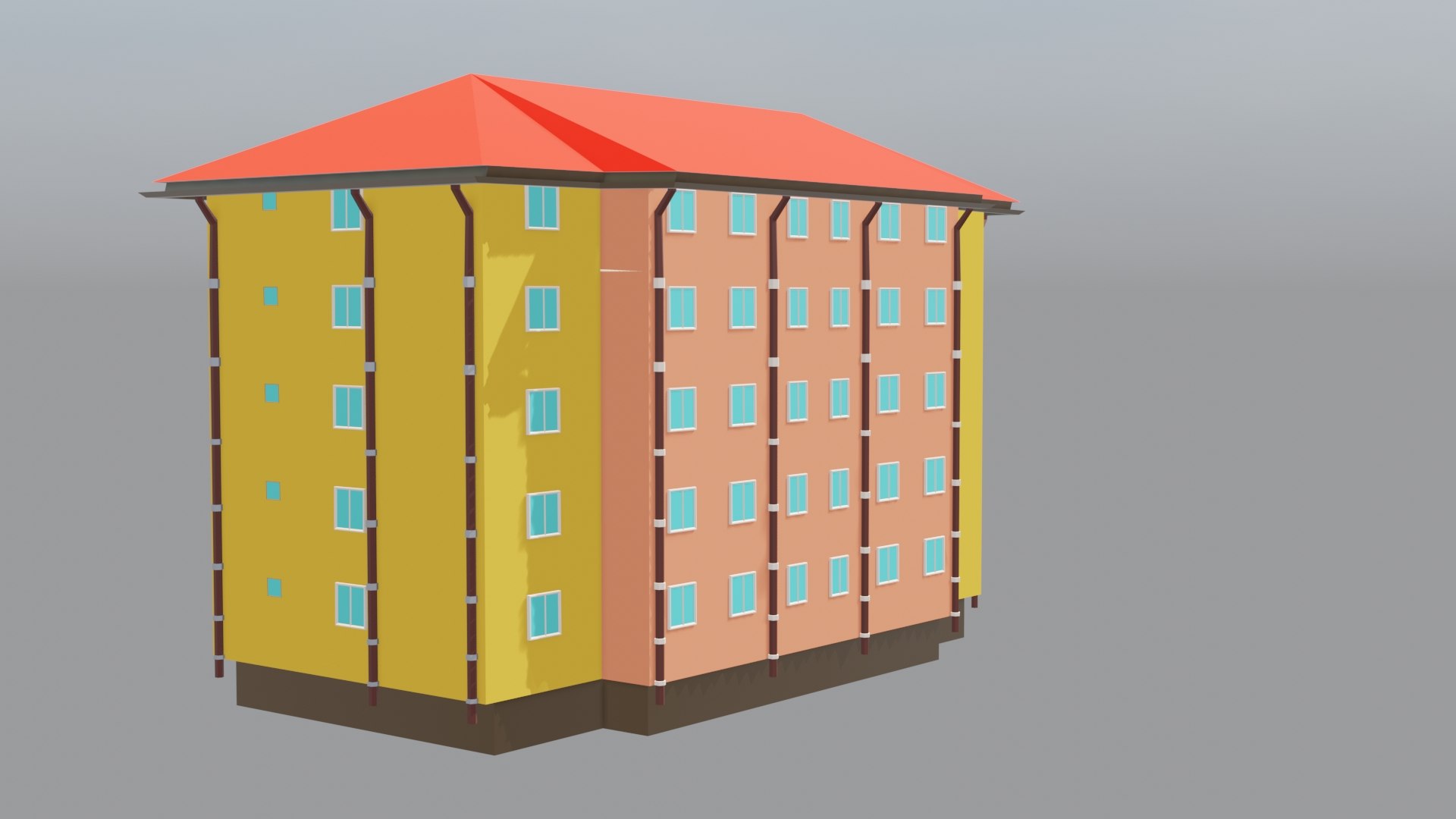 3D building condo - TurboSquid 1564552
