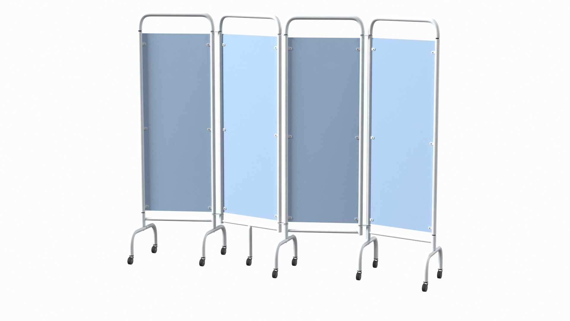 3D Mobile Folding Hospital Ward Screen - TurboSquid 1715318