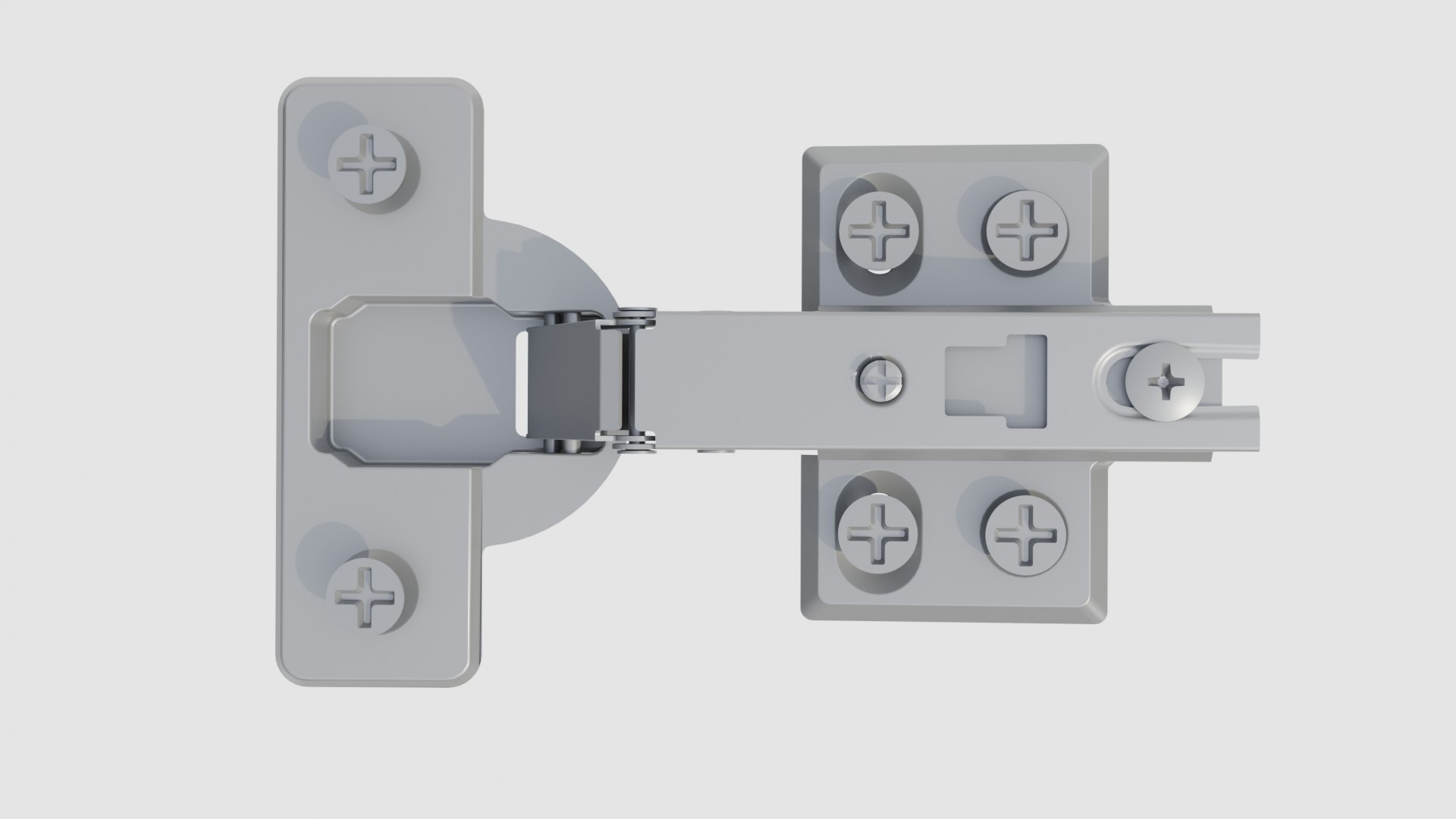 3D Model Adjustable Cabinet Hinge 3D Model - TurboSquid 2240938