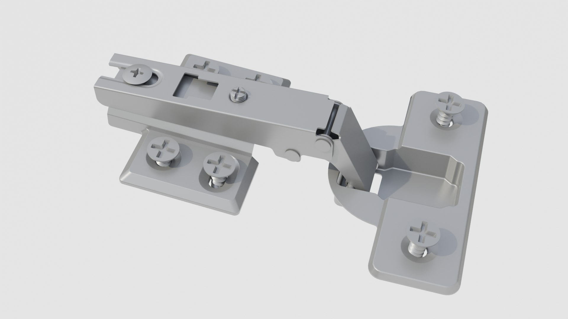 3D Model Adjustable Cabinet Hinge 3D Model - TurboSquid 2240938