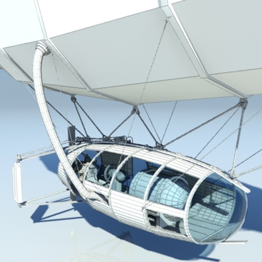 3d Model Of Flying Machine