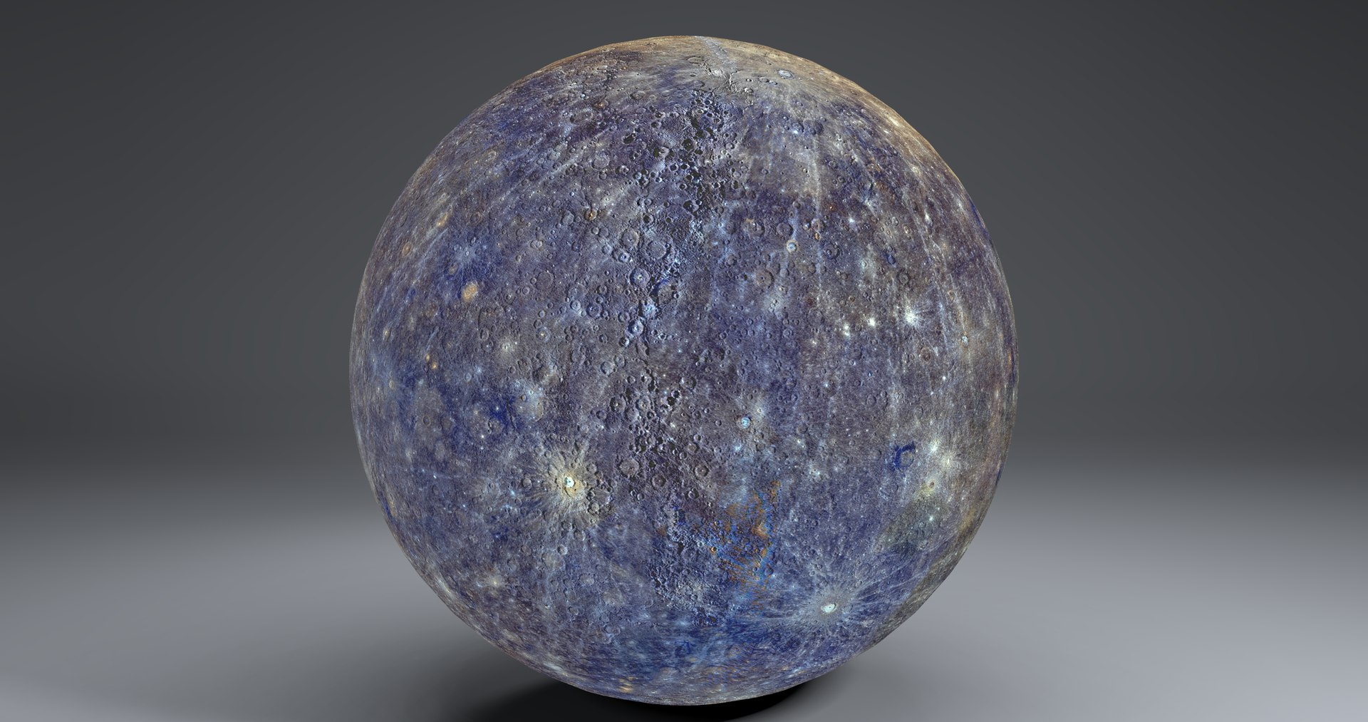 3D 8k mercury globe - TurboSquid 1191250