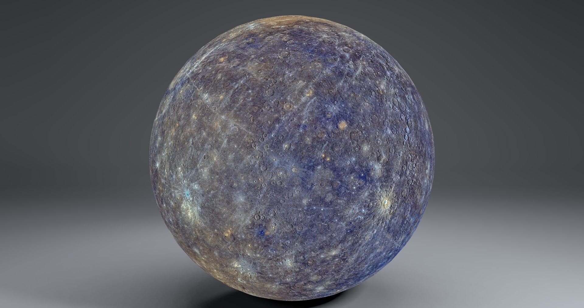 3D 8k mercury globe - TurboSquid 1191250