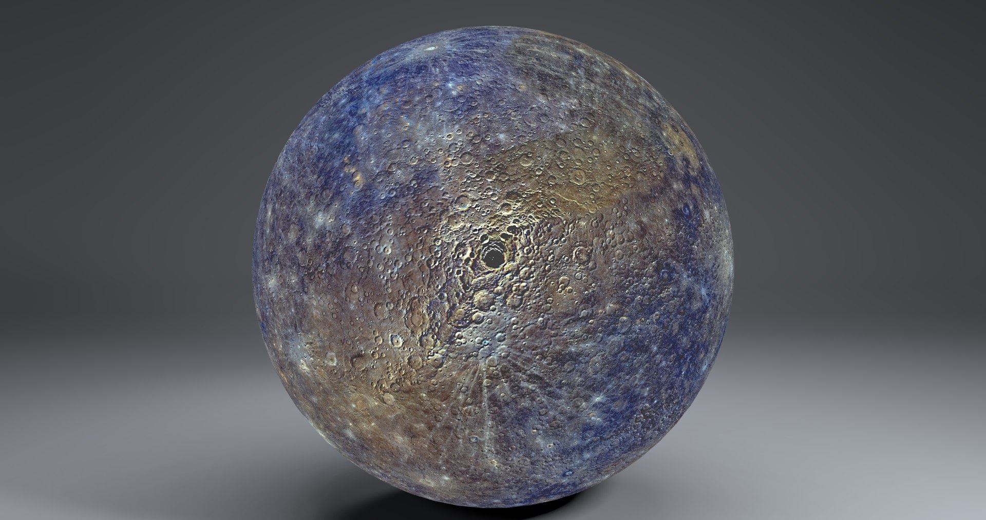 3D 8k mercury globe - TurboSquid 1191250