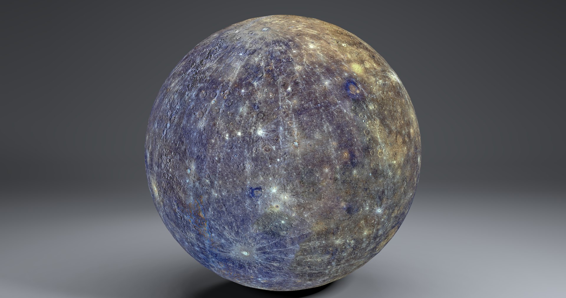 3D 8k mercury globe - TurboSquid 1191250