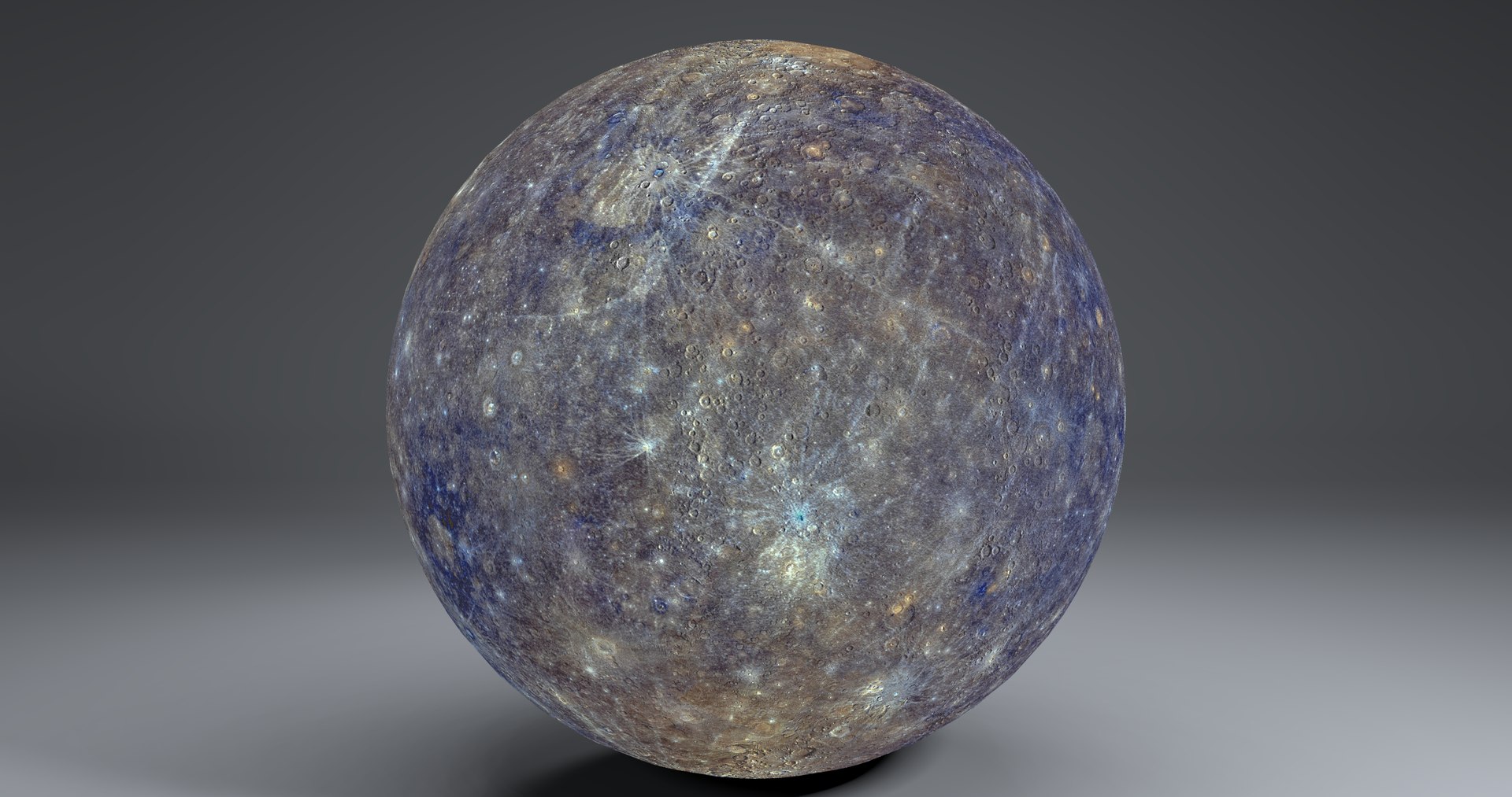 3D 8k mercury globe - TurboSquid 1191250