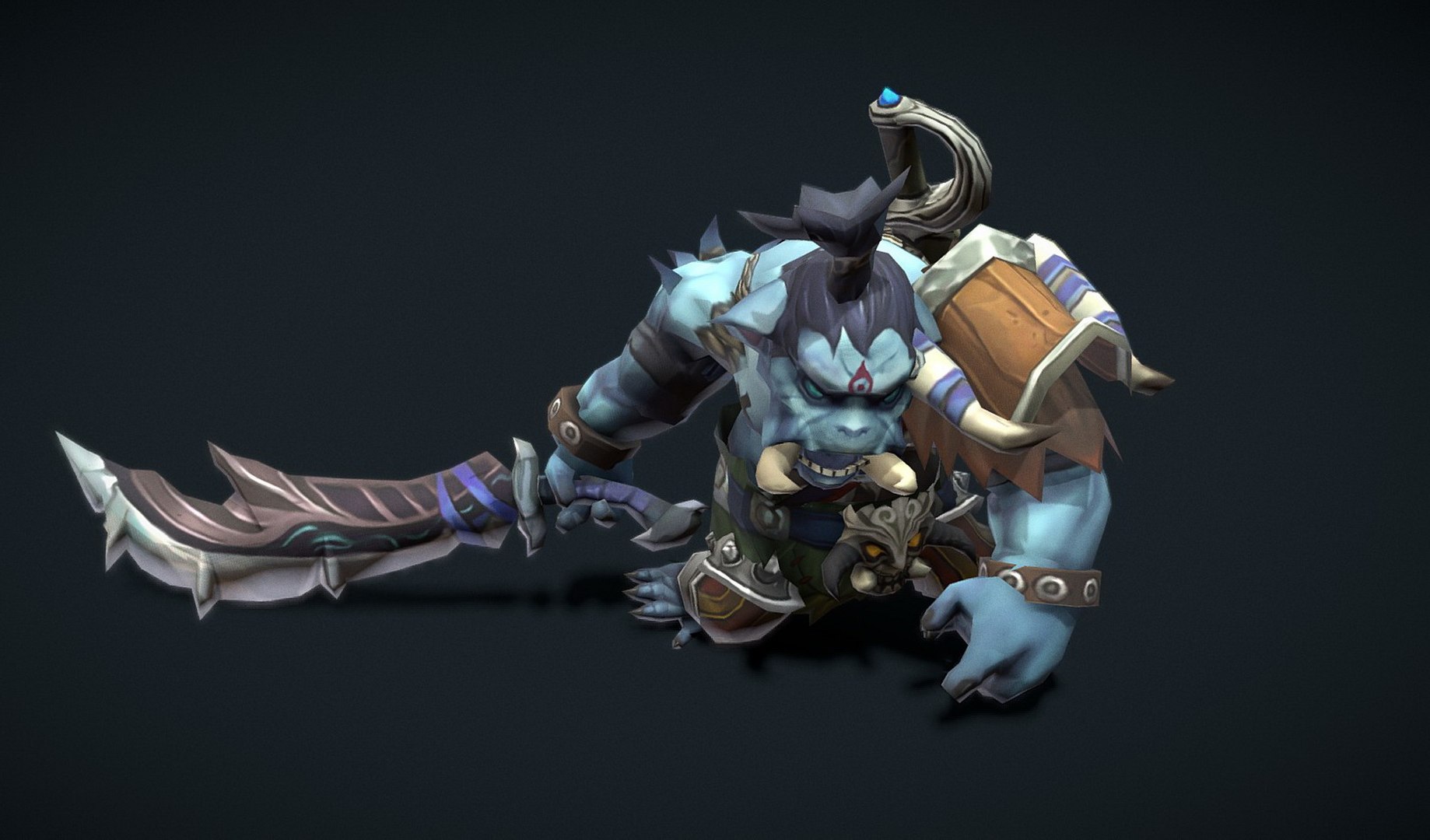 Three Kingdoms - Boss Huang Pao GuaiSwordman Model - TurboSquid 2015747