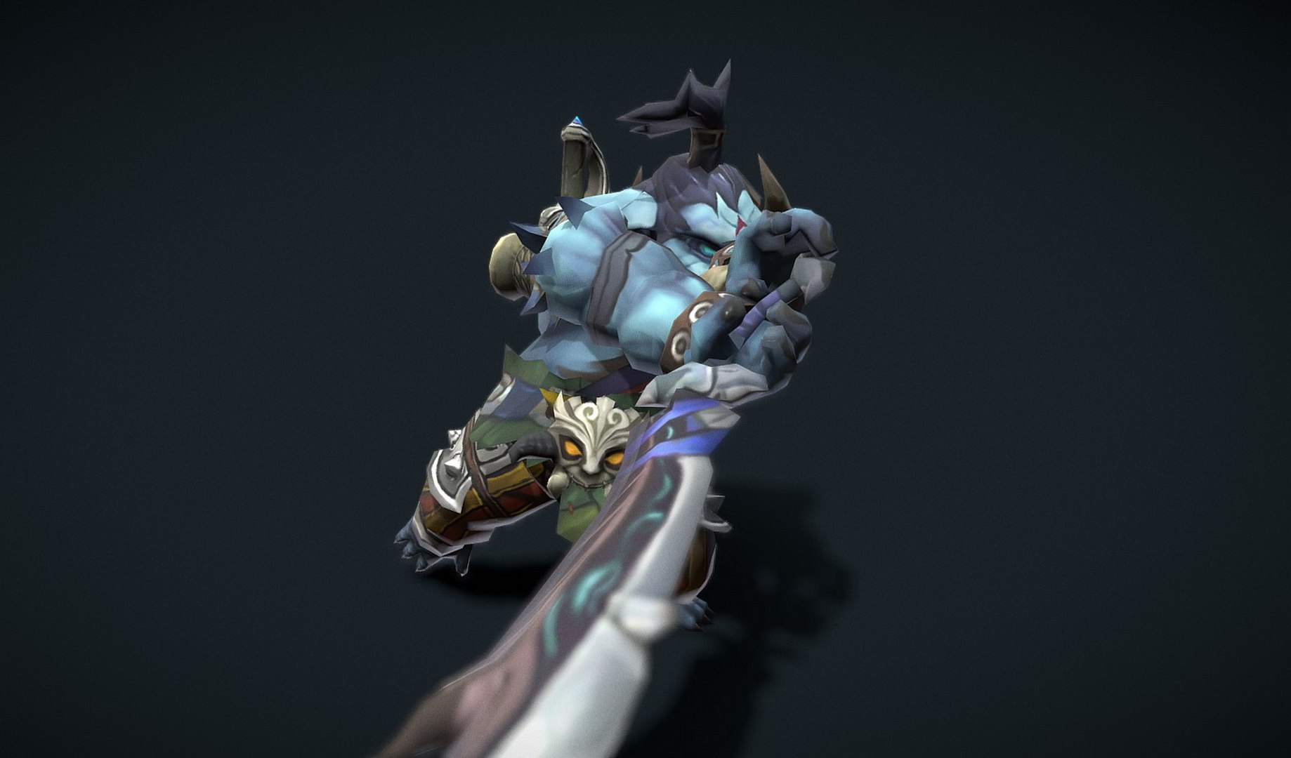 Three Kingdoms - Boss Huang Pao GuaiSwordman Model - TurboSquid 2015747