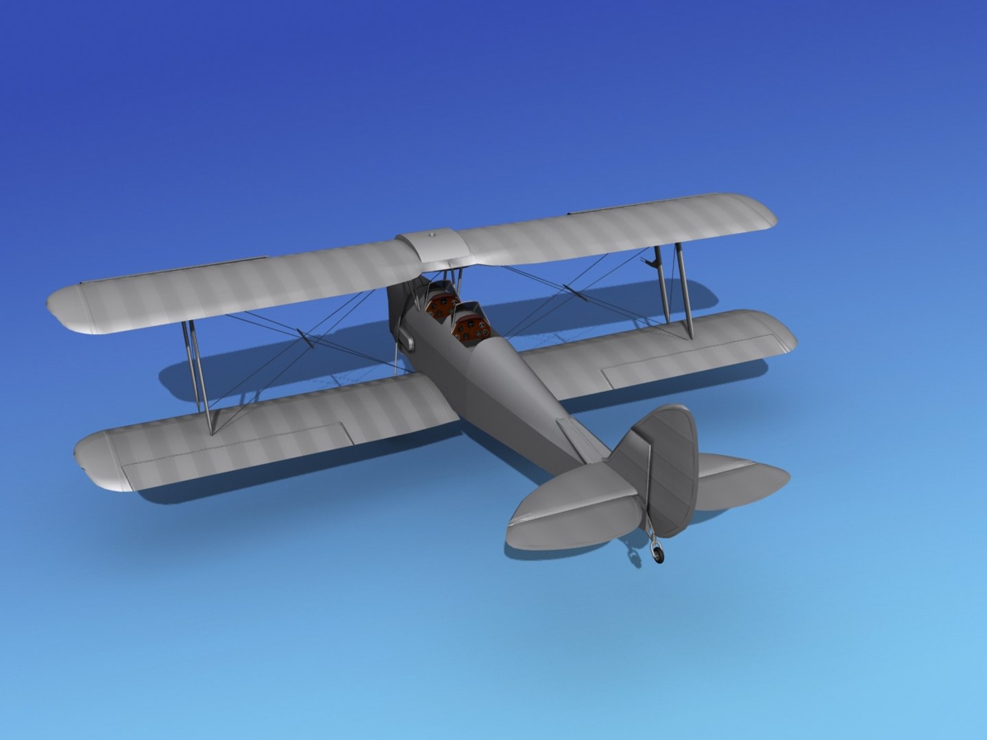 Tiger Moth 3d Model