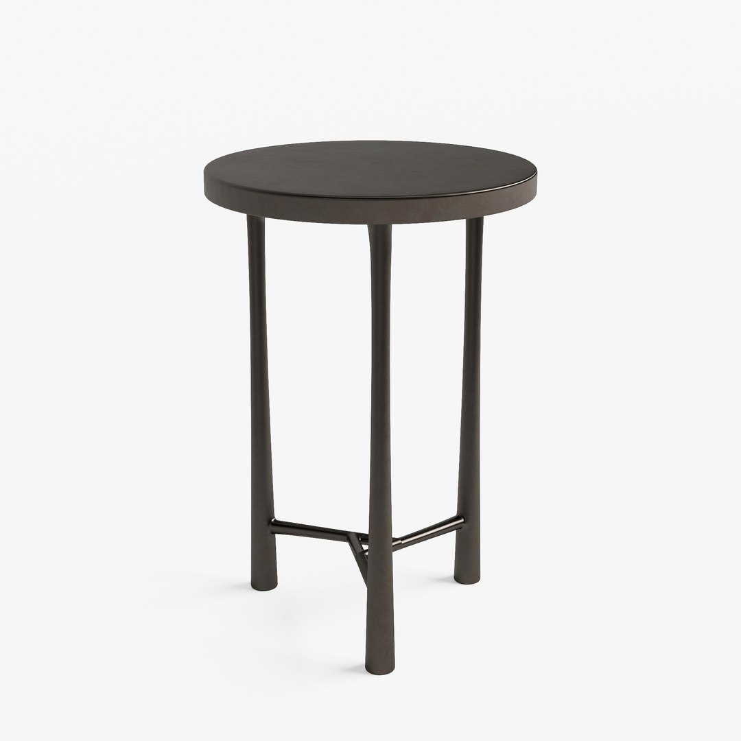 3D SouthHill Home Margot Side Table Model - TurboSquid 2036095