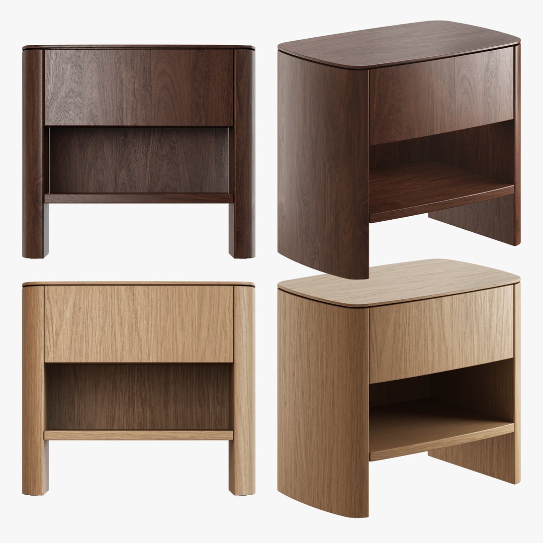 La Redoute AmPm Willow Bedside Table Model - TurboSquid 2401994