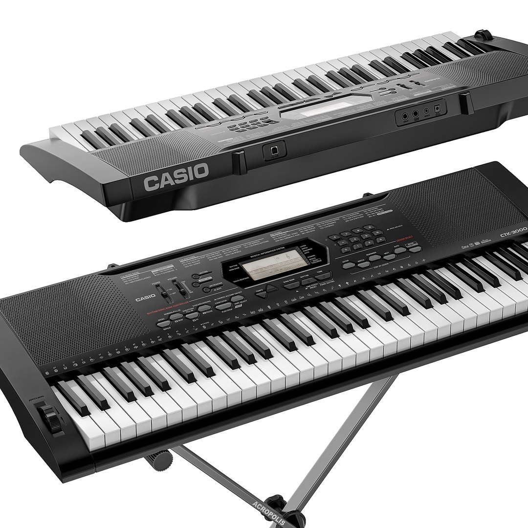 Synthesizer CASIO 3D Model - TurboSquid 1988920