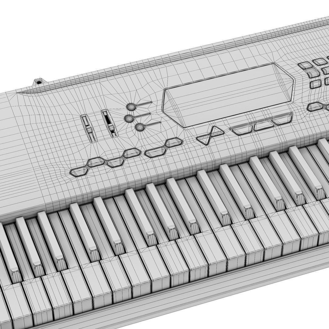Synthesizer CASIO 3D Model - TurboSquid 1988920
