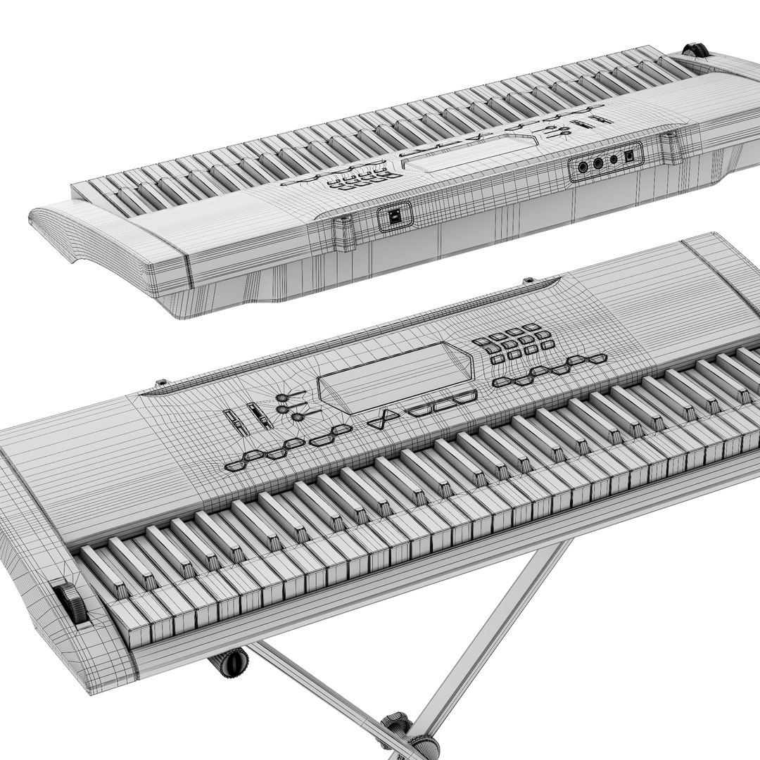 Synthesizer CASIO 3D Model - TurboSquid 1988920