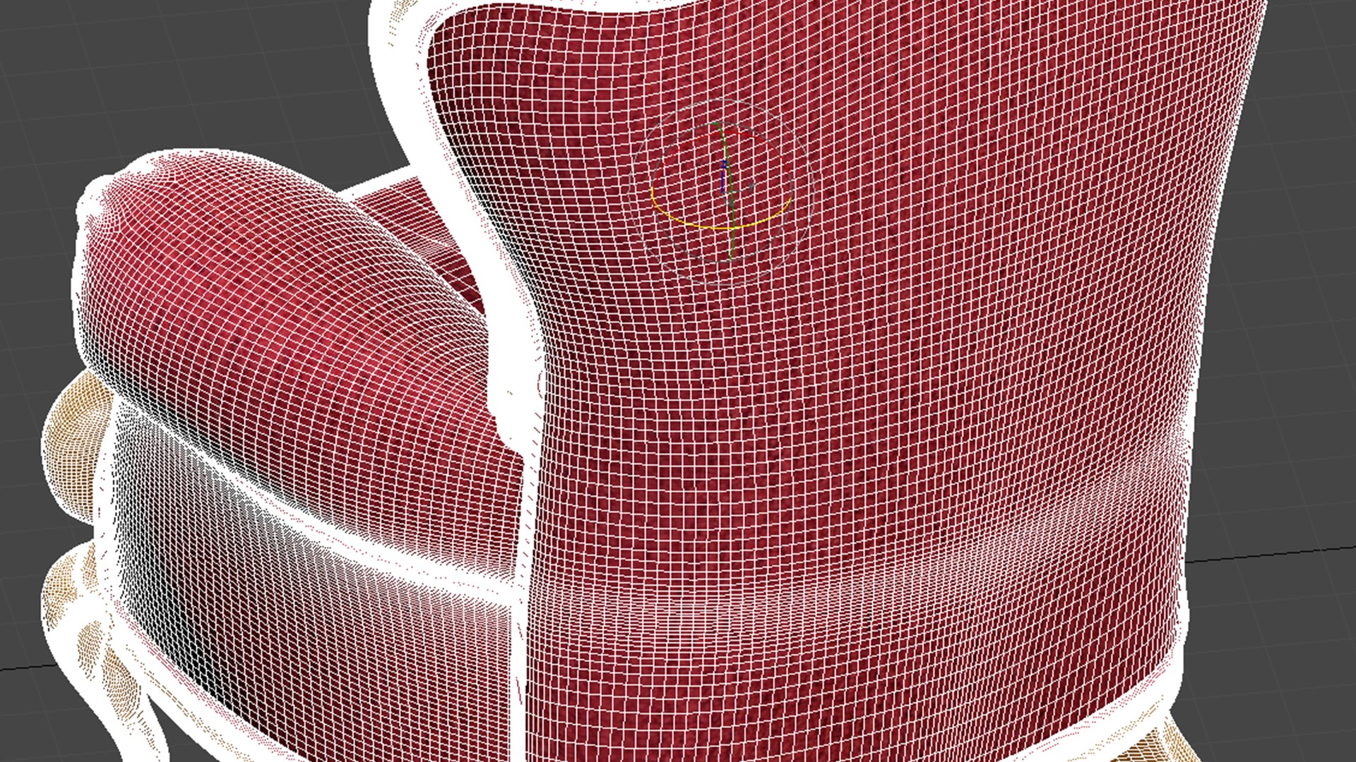 3D Model Santa Chair - TurboSquid 2327563