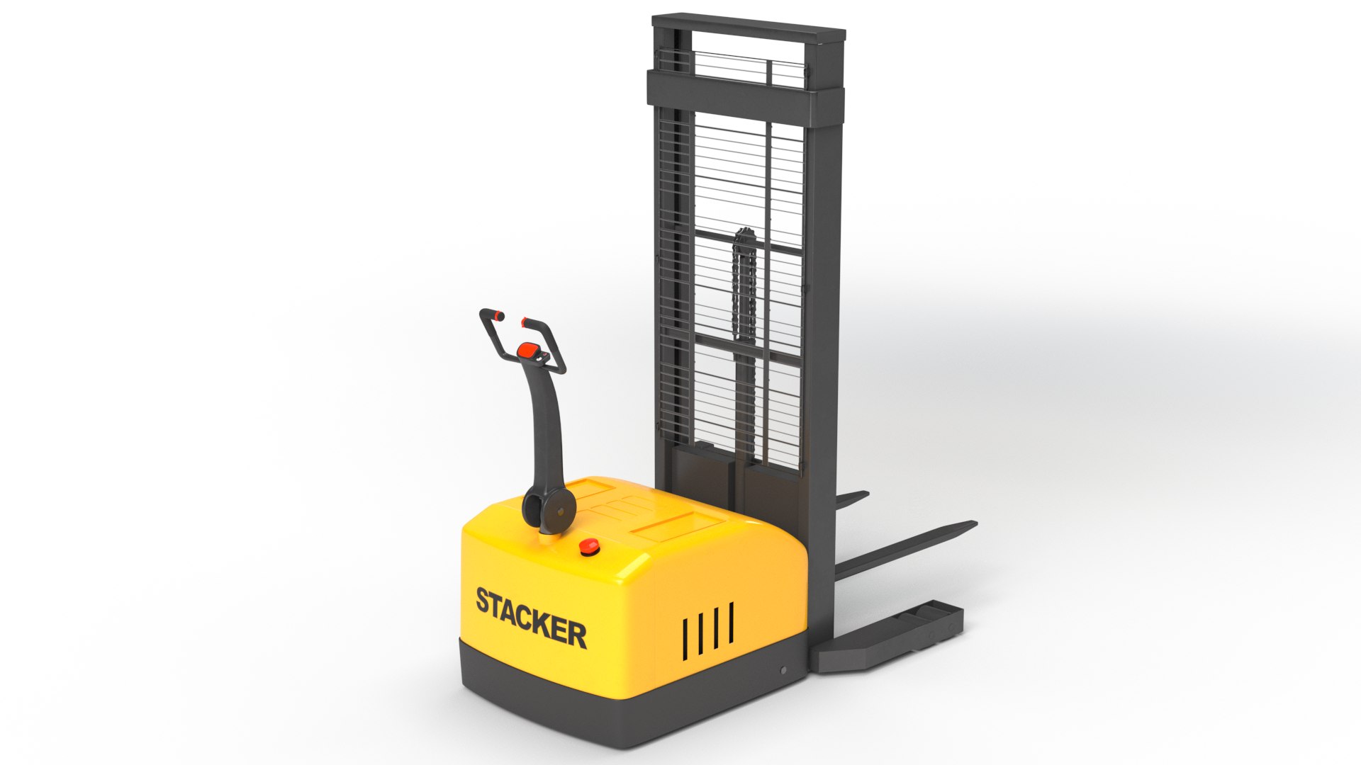 3D Electric Stacker - TurboSquid 2142432