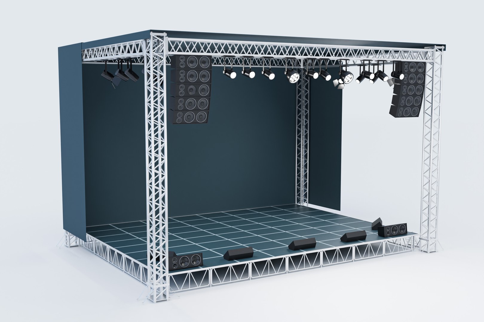 Concert Stage Model - TurboSquid 2246268