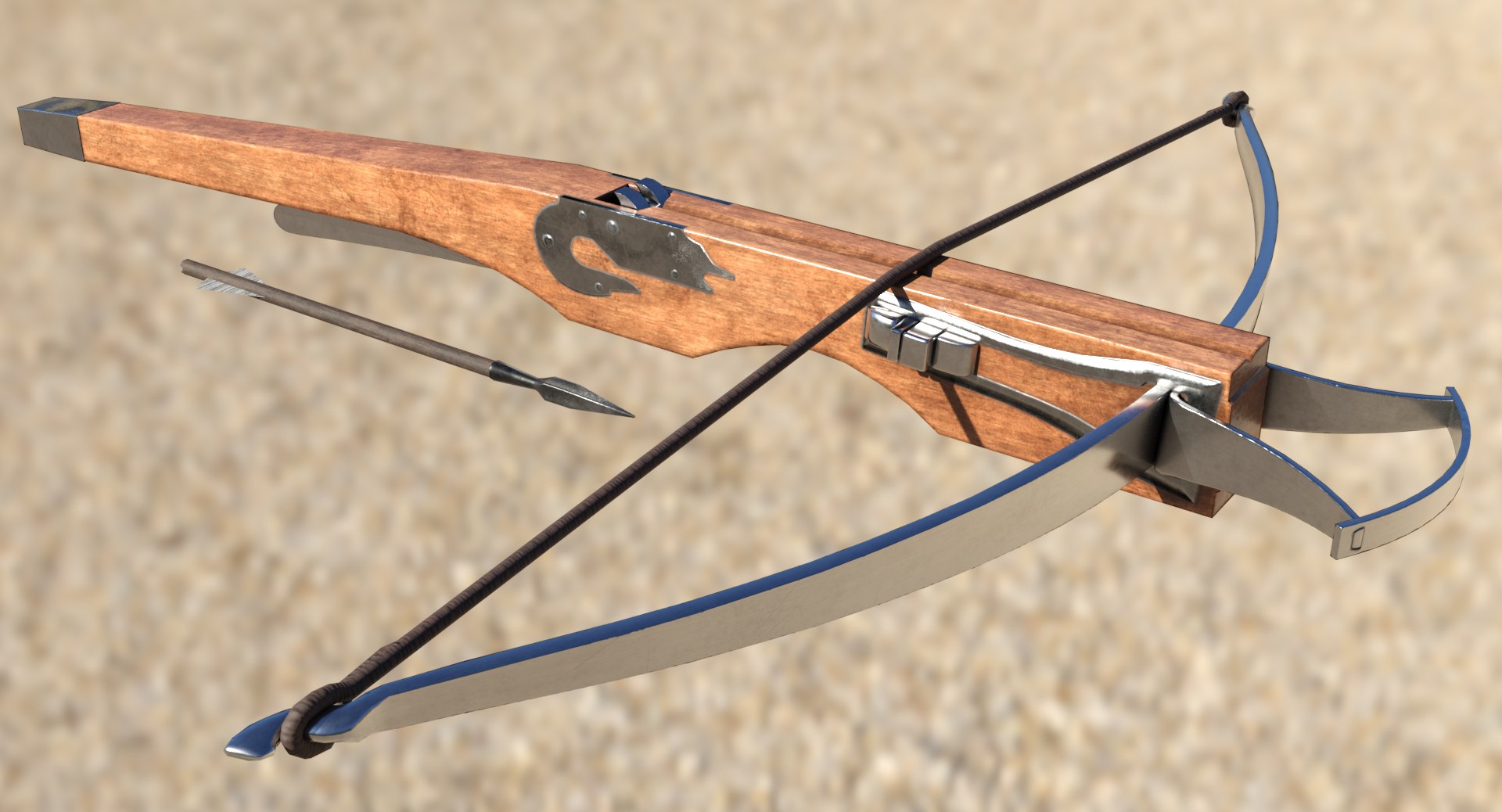 Medieval Crossbow Animation 3D Model - TurboSquid 1308003