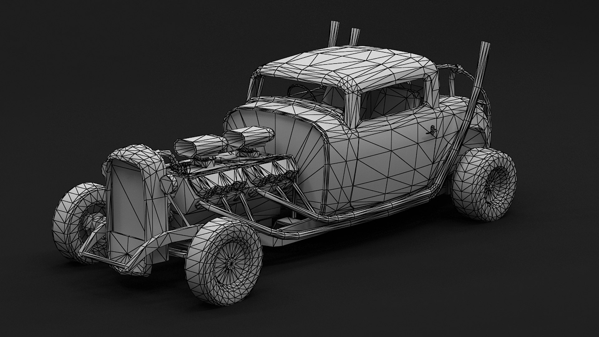 3D Mad Car - TurboSquid 1570885