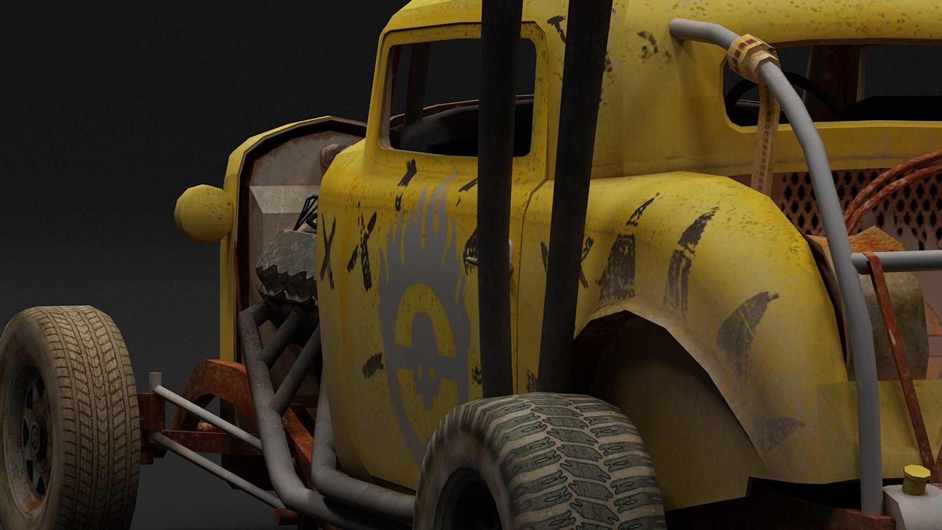 3D Mad Car - TurboSquid 1570885