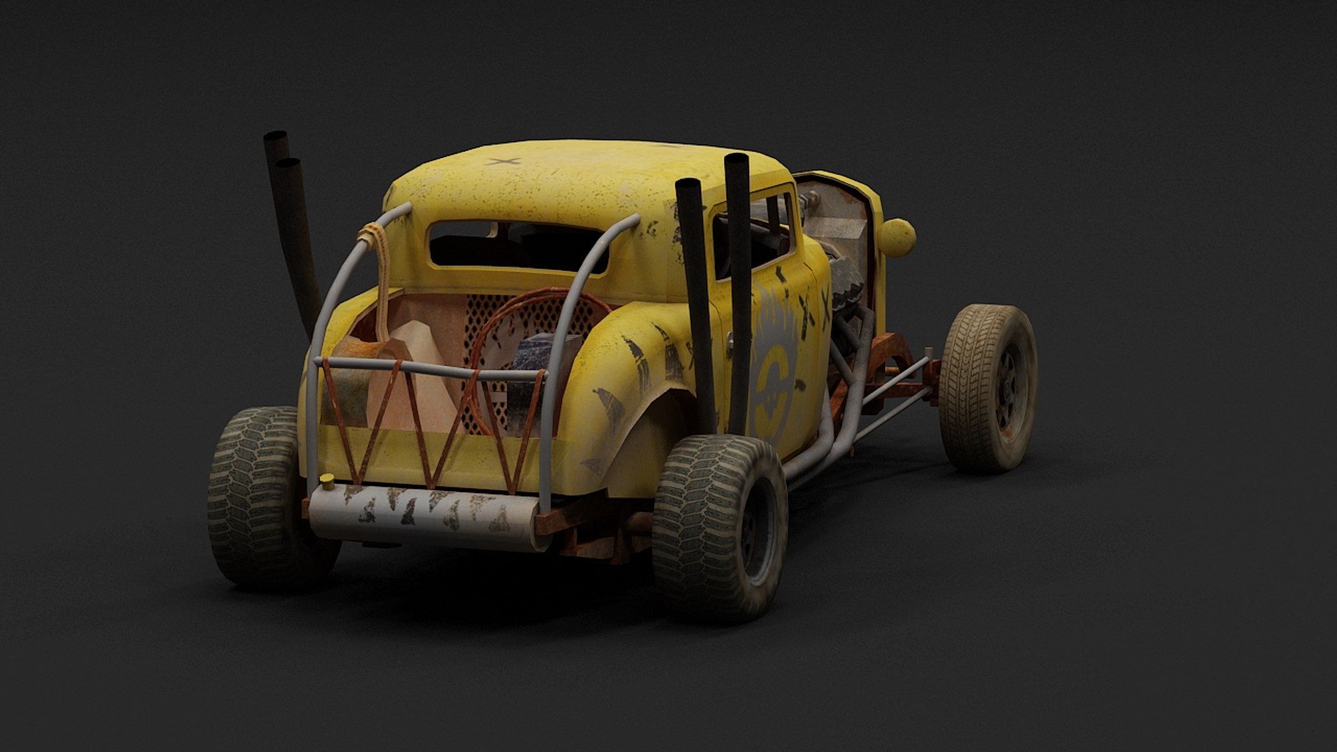 3D Mad Car - TurboSquid 1570885