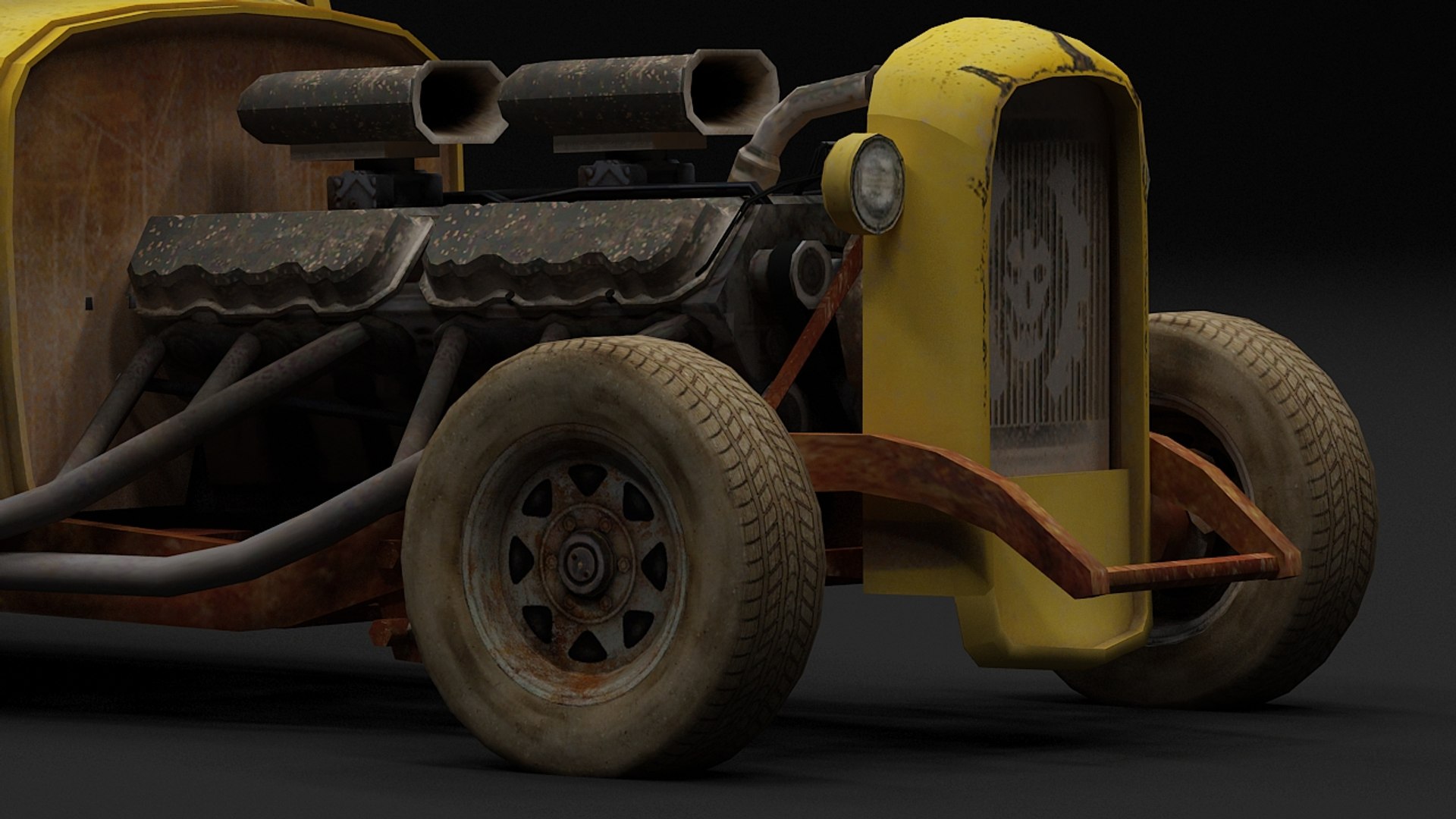 3D Mad Car - TurboSquid 1570885